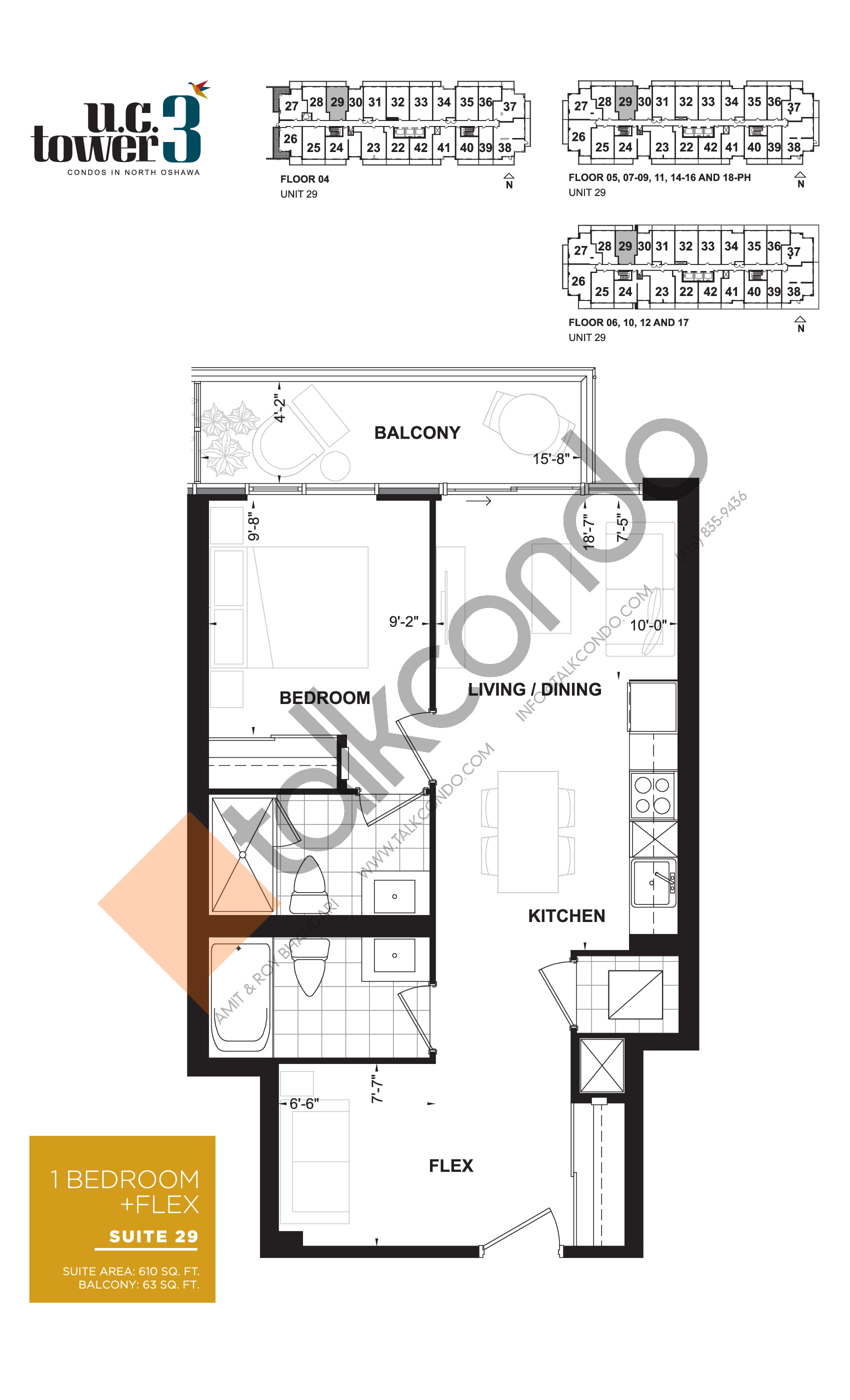 U.C. Tower 3 Condos | Floor Plans, Prices, Availability - TalkCondo