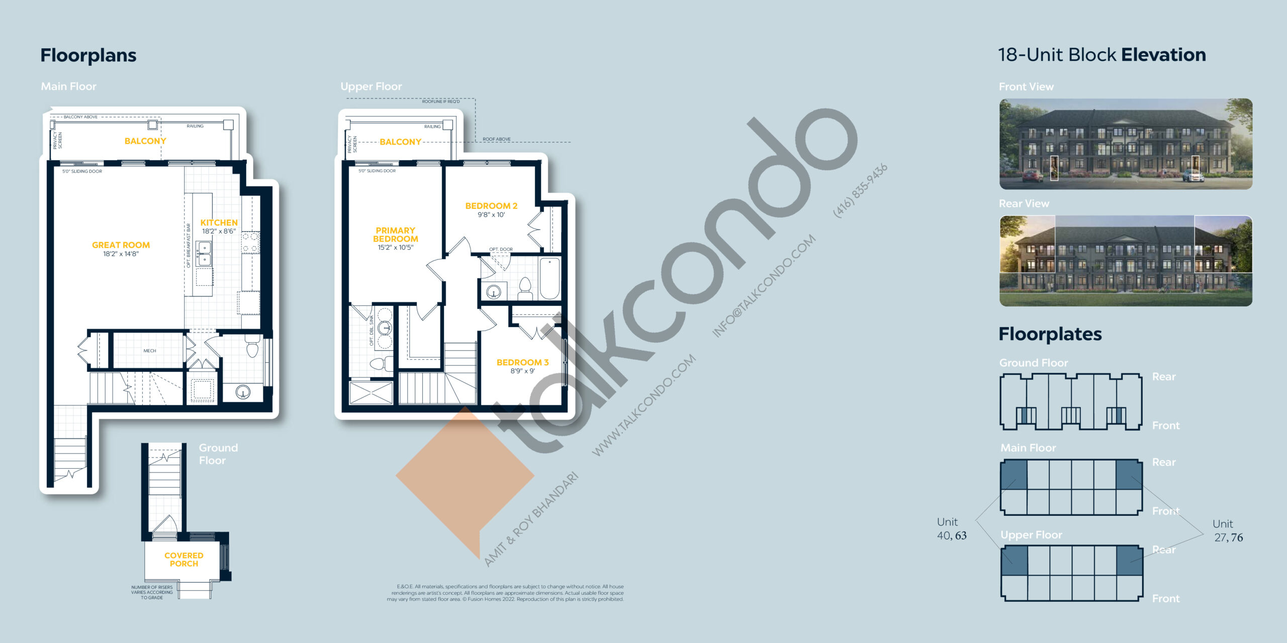 Wallaceton by Fusion Homes Phase 3 | The Pearl | 1205 sq.ft. | 2 bedrooms