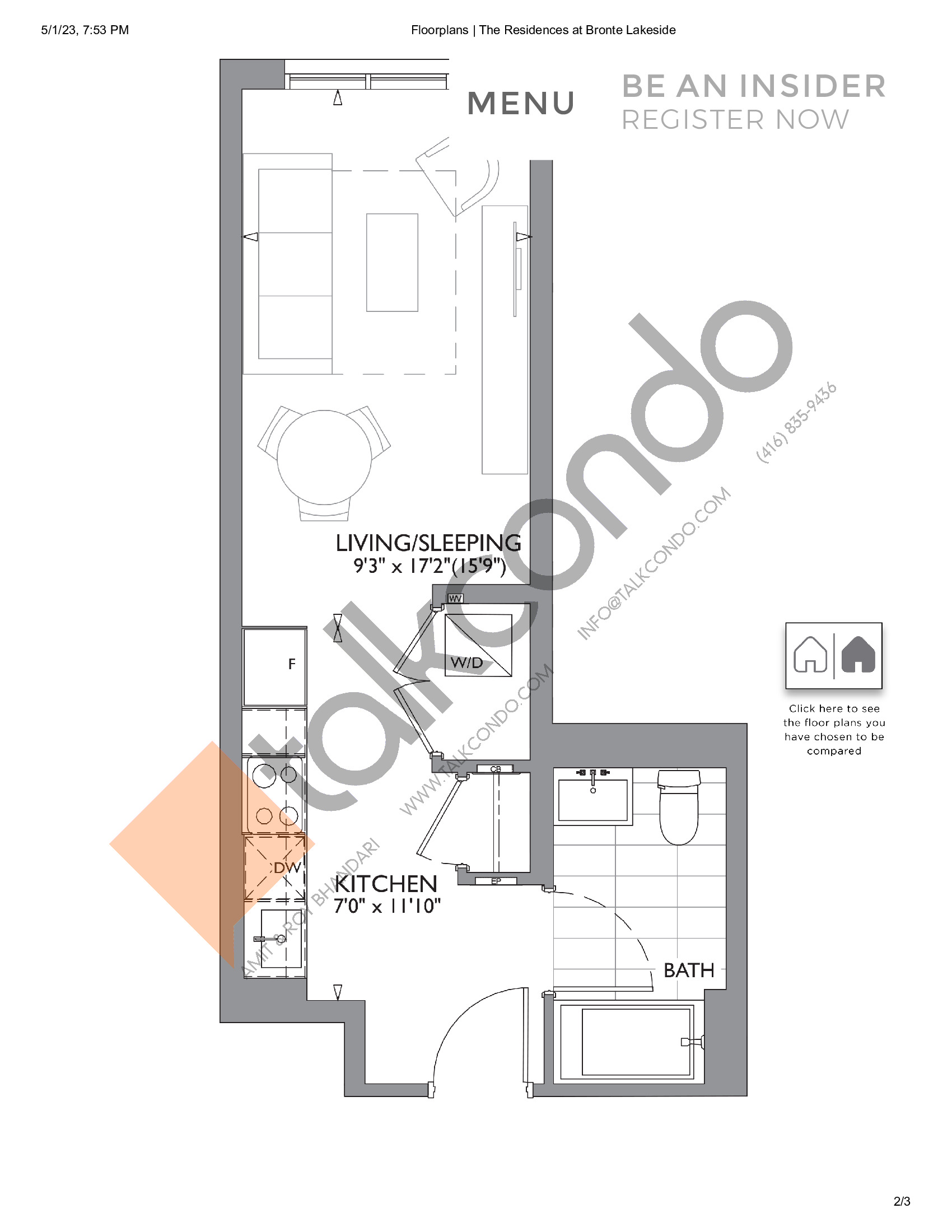 The Residences at Bronte Lakeside Condos | Floor Plans, Prices, Availability - TalkCondo