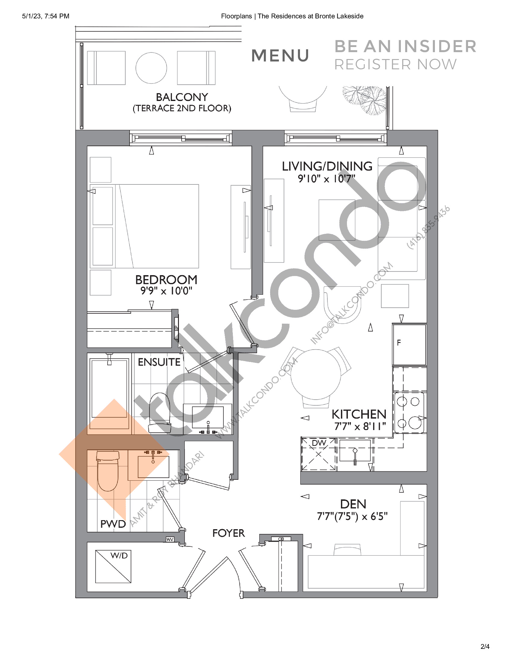 The Residences at Bronte Lakeside Condos | Floor Plans, Prices, Availability - TalkCondo