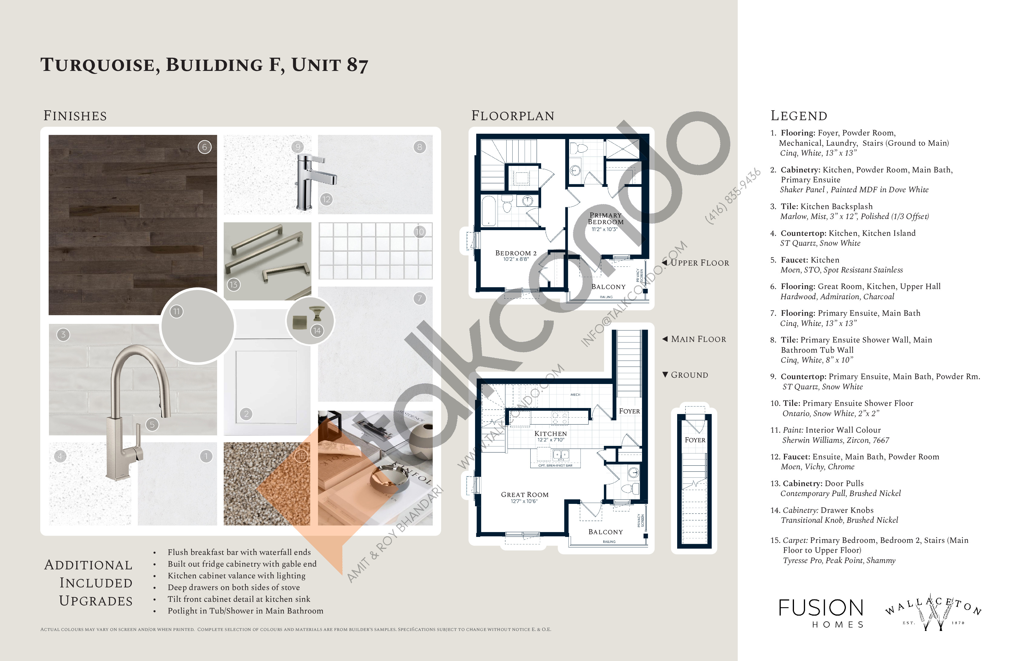 Wallaceton by Fusion Homes Phase 3 | Opal (Building A, Unit 1) | 1135 ...