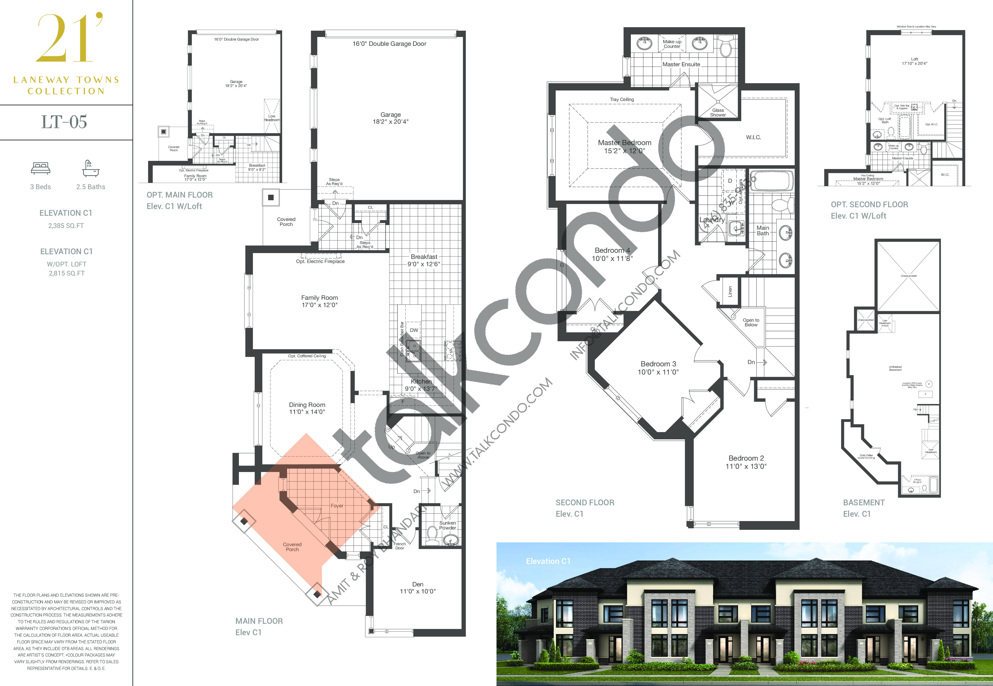 Whitby Meadows by OPUS Homes | 36-11 | 2319 sq.ft. | 4 bedrooms