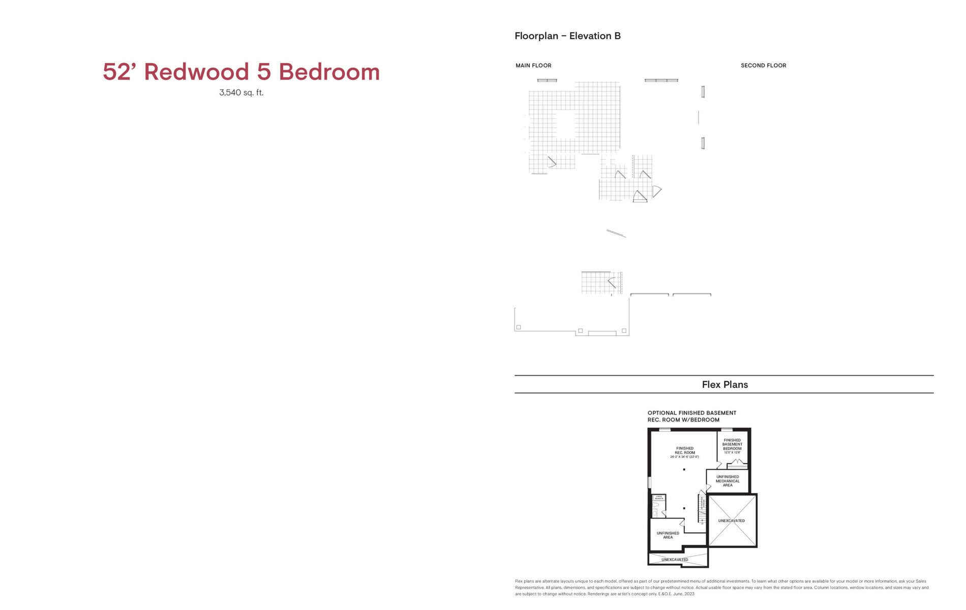 Mahogany Phase 3 by Minto | Redwood (5 Bed) | 3540 sq.ft. | 5.5 bedrooms